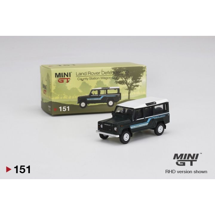 MINI GT Land Rover Defender 110 1985 County Station Wagon Grey | Lazada