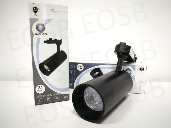 Iwachi 24W LED Track Lamp (Black) | Lazada