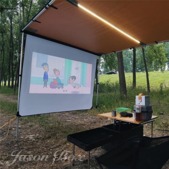 . Car camping awning suv go on road trip rear trunk car tent side ...