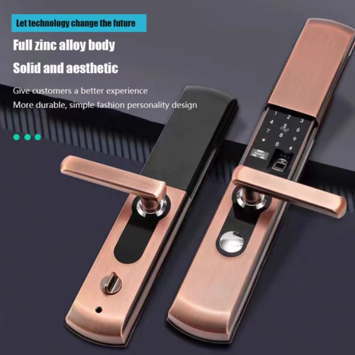 Fully automatic sliding door lock/smart lock/fingerprint password/fully ...