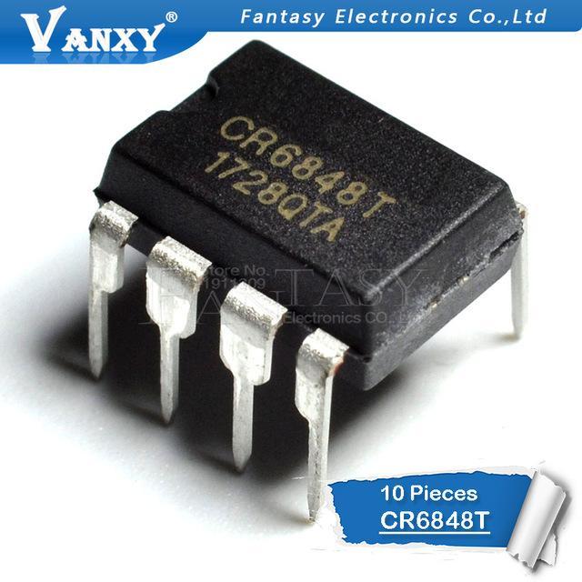 10pcs CR6848T DIP-8 CR6848 CR 6848 T DIP8 DIP Chip new original IC ...