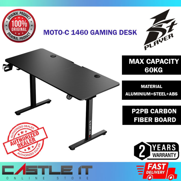 1ST PLAYER GAMING DESK MOTO-C 1460 ADJUSTABLE DESKS 2 YEAR WARRANTY ...