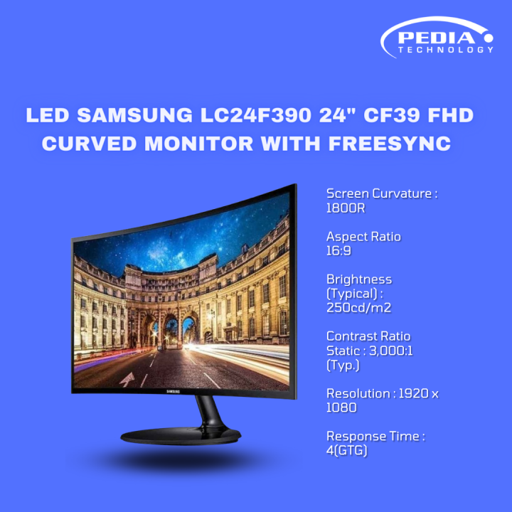 Led Samsung LC24F390 24 | Lazada Indonesia