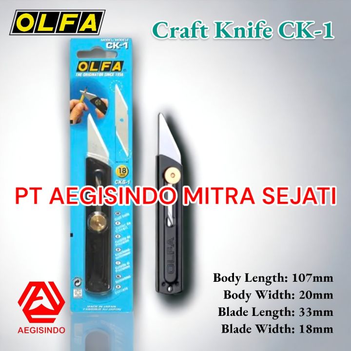 OLFA Safety Cutter Craft Knife CK-1 Japan | Lazada Indonesia