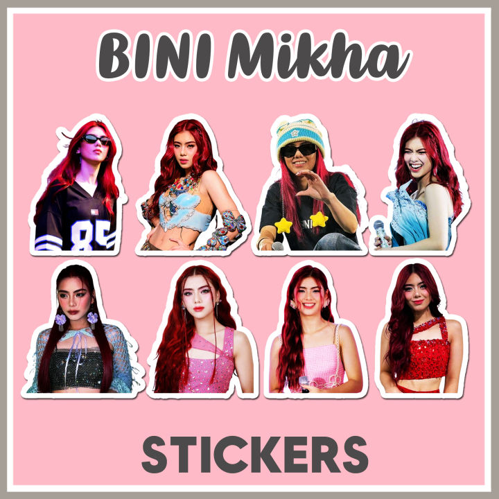 BINI Mikha Lim Vinyl Sticker Set (Scratch-proof and Water-proof) for ...