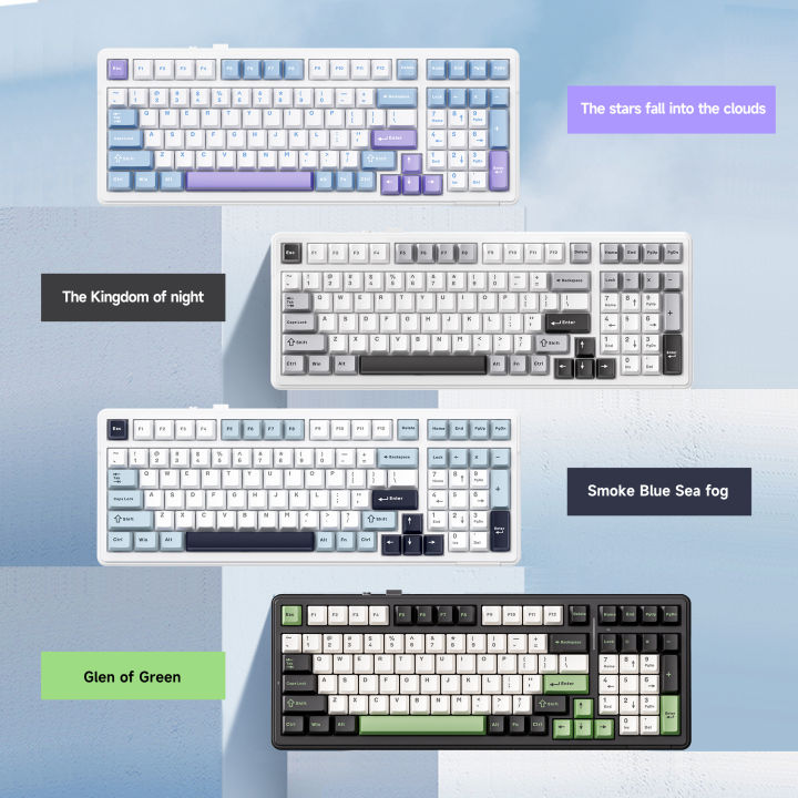 AULA F99 Pro hanical Original Hot Swap 99 Keys Bluetooth5.0/2.4G ...