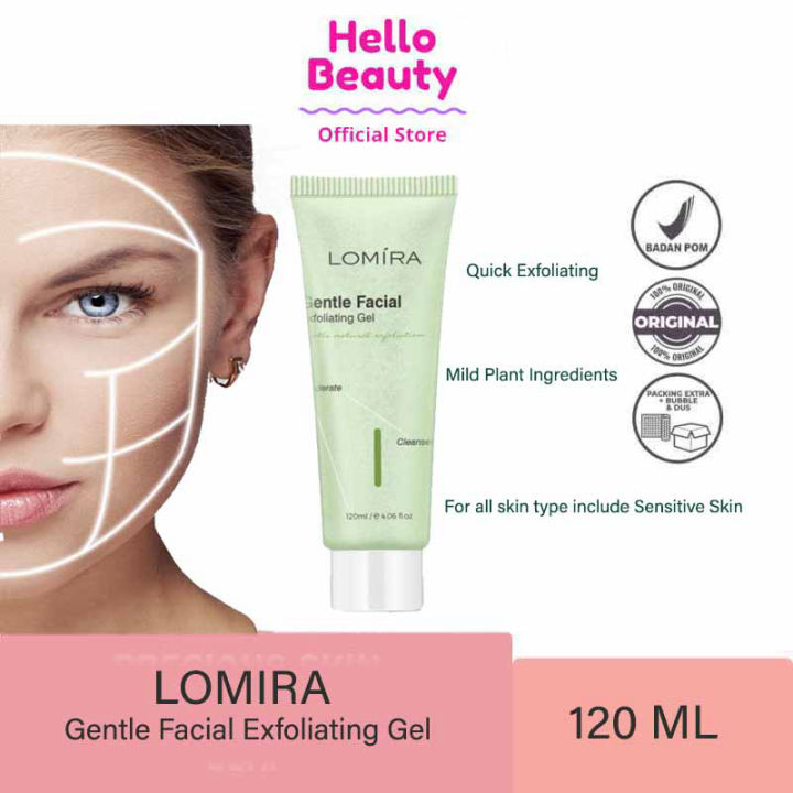 Lomira Gentle Facial Exfoliating Gel 120ML | Lazada Indonesia