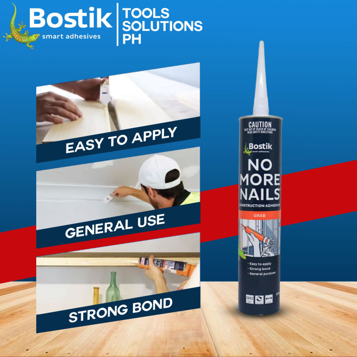 BOSTIK NO MORE NAILS General Purpose Construction Adhesive 300G | Lazada PH