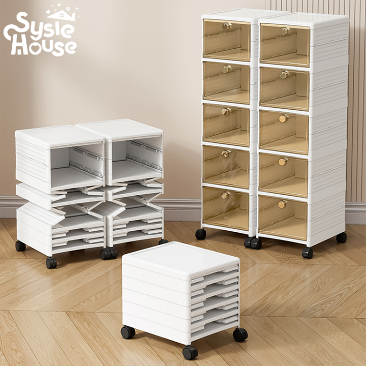 Sysie House กล่องใส่รองเท้า พับเก็บได้ แบบไม่ต้องติดตั้ง มีให้เลือก 2 ...