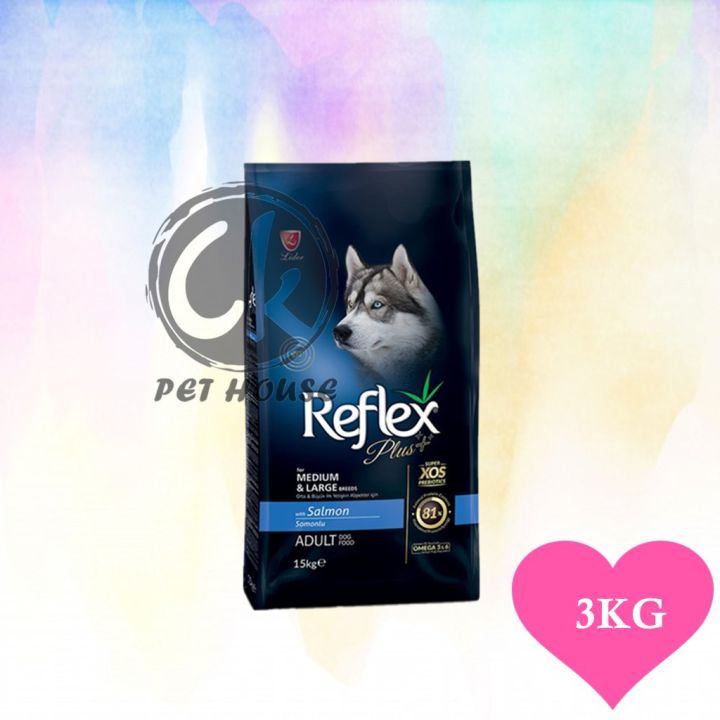 Reflex Plus Dog Adult Salmon 3KG | Lazada