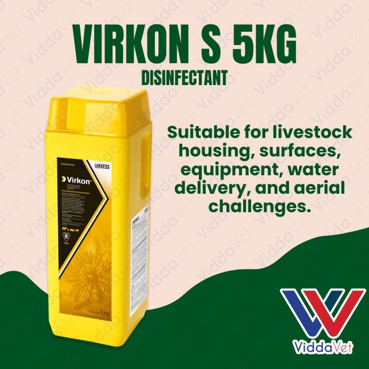 VIRKON S-5KGS canister disinfectant VIRKON Power Disinfect SafeZone ...