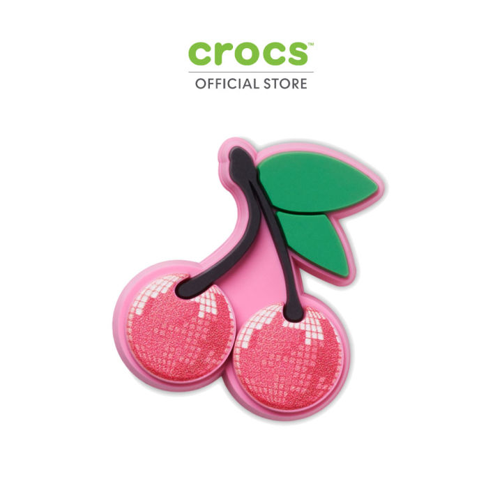 CROCS ตัวติดรองเท้า JIBBITZ DISCO CHERRIES รุ่น 10012973 | Lazada.co.th