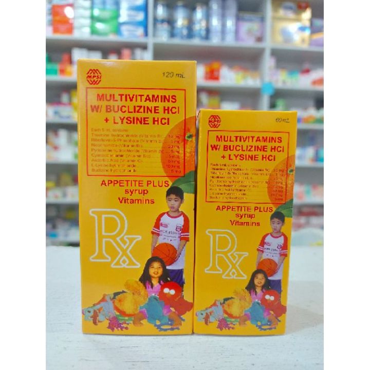 Appetite Plus Syrup MPSI (Appetite Stimulant) | Lazada PH