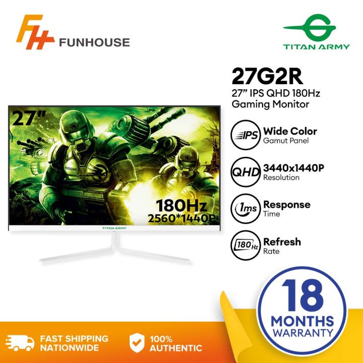Funhouse | Titan 27G2R 27 Fast IPS QHD 180HZ monitor 27G2R 27” 180Hz ...