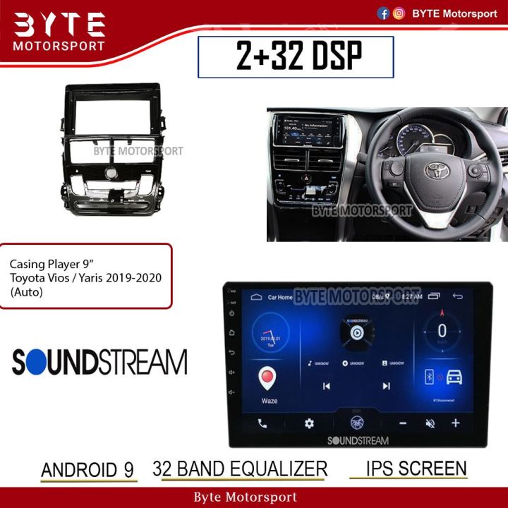 Android 🕷️Toyota Vios / Yaris 2019-2020 Soundstream🇺🇸 Anzuo Android ...