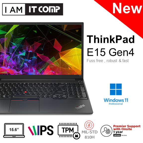 Lenovo ThinkPad E15 Gen 4 21E6000CMY / 21E6000EMY 15.6" FHD Laptop ( Ryzen5, Ryzen7/8GB/512GB ...