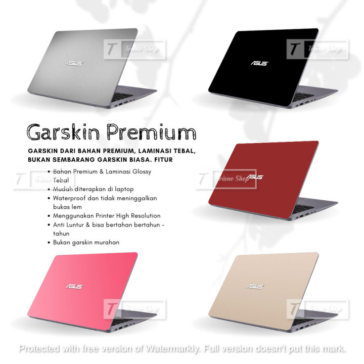Stiker Laptop | Garskin Laptop | Asus Original + Laminasi | Lazada ...