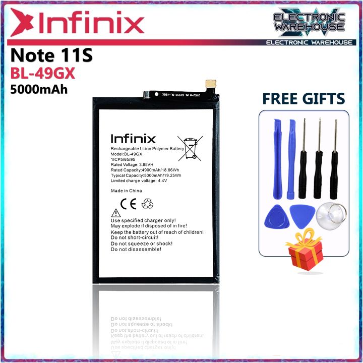 Battery for Infinix Note 11s Model BL-49GX X698 5000mAh Capacity ...
