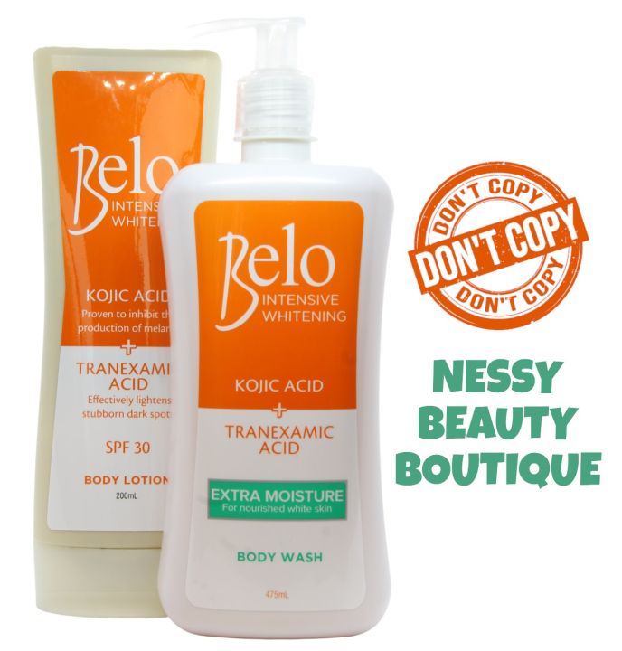 Belo Intensive Skin Lightening & Moisture Body Set | Lazada