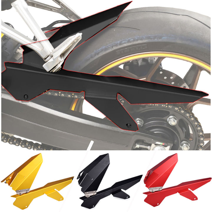 Motorcycle Rear Sprocket Chain Guard Guide Cover Protector compatible ...