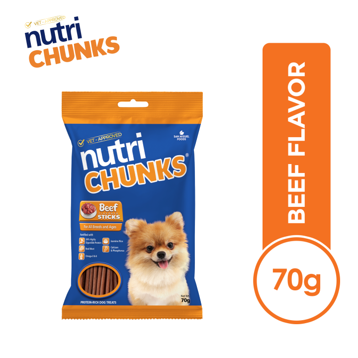 Nutri Chunks Beef Sticks 70g | Lazada PH