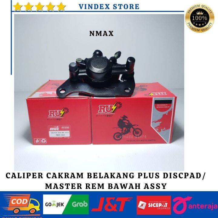 KALIPER CALIPER CAKRAM BELAKANG KEPALA BABI MASTER REM BAWAH ASSY NMAX ...