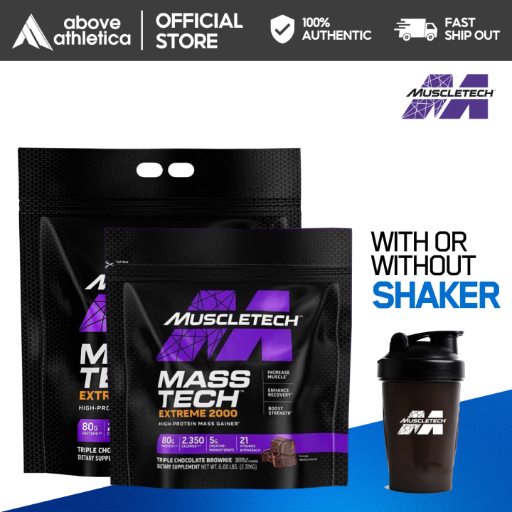 Muscletech Mass Tech Masstech Extreme 2000 6lbs - Ultimate 100% Whey ...
