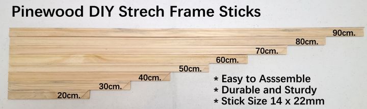DW 1pc. DIY SMALL ASSEMBLE STRETCH PINE WOOD FRAME STICK for Diamond ...