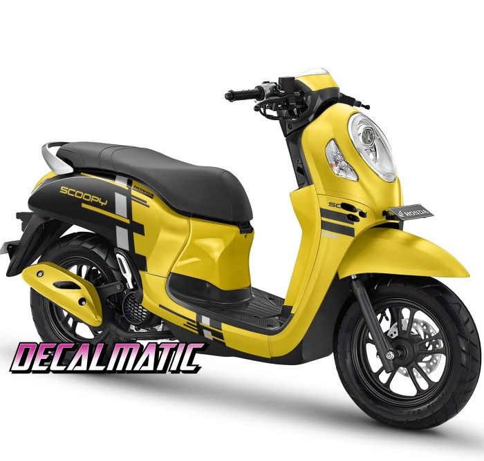 Stiker Full Body + Decal Dashboard Honda Scoopy FI 2012-2016, Scoopy FI ...