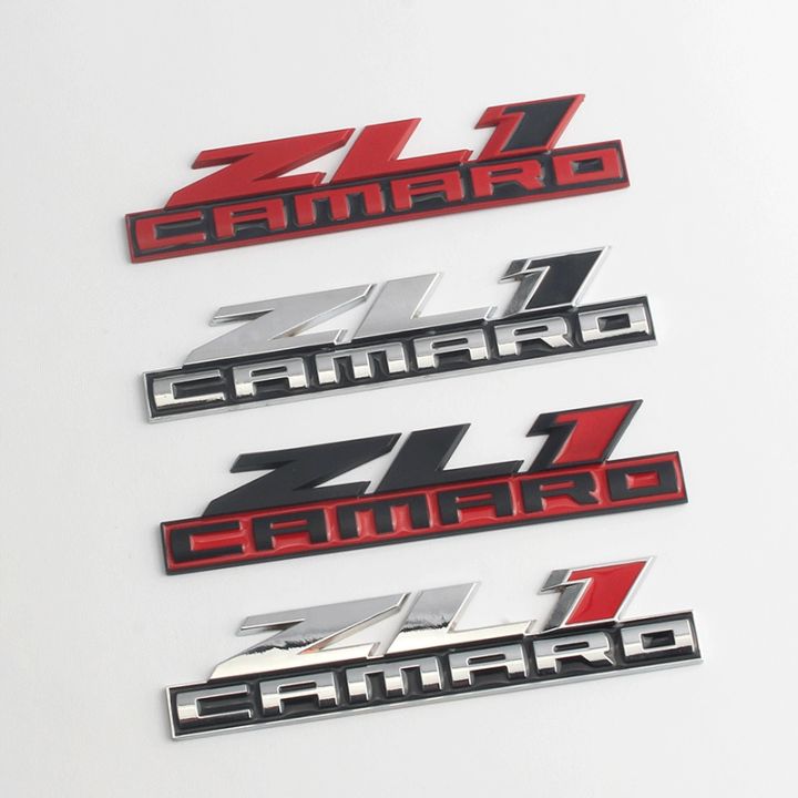 For Chevrolet Chevy ZL1 Camaro emblem Rear trunk logo Side sticker Back ...