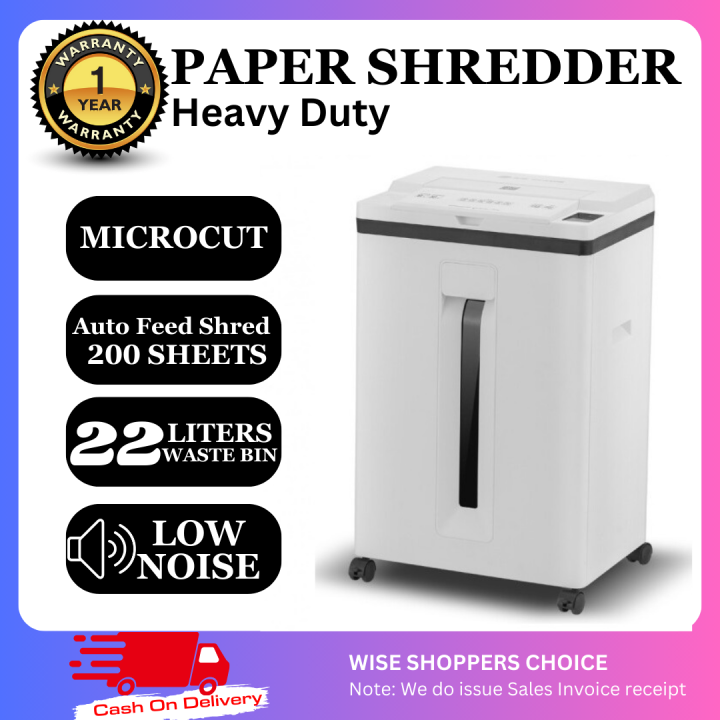 Micro Cut Paper Shredder Machine, Heavy Duty Comet GS-A608 [HEAVY DUTY] | Lazada PH
