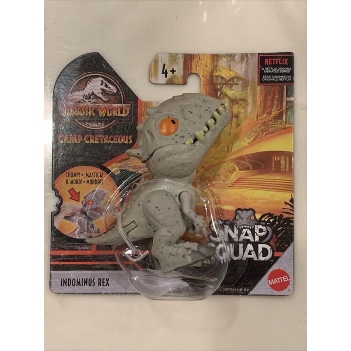 NEW Jurassic World SNAP SQUAD Camp Cretaceous INDOMINUS REX Mini Figure ...