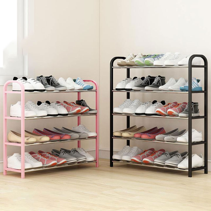 U Shape 4 and 5 Layer Simple Non-woven Shoe Rack | Lazada PH