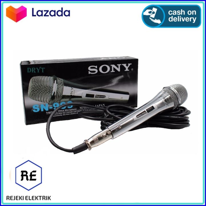 MIC Kabel Genggam Microphone SN 909 MiK Mikrofon Mic Kabel | Lazada ...