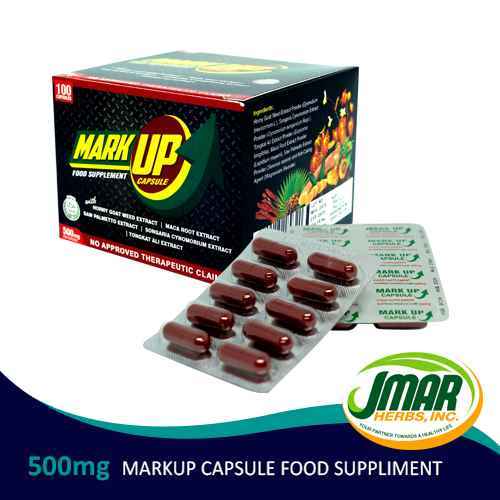 MARK UP FOOD SUPPLEMENT CAPSULE PER BLISTER FOIL | Lazada PH