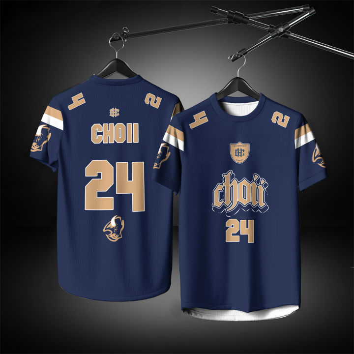 2024 Choii Baju Tshirt Lelaki Choii Retro Collar Viral Jersey Thailand ...