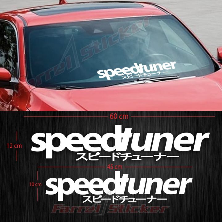 stiker speed tuner sticker speedtuner 45/60 cm | Lazada Indonesia