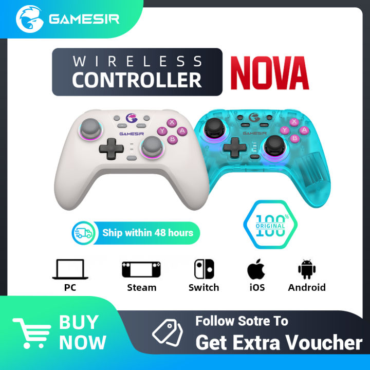 GameSir Nova Wireless Switch Controller Bluetooth Gamepad with Hall ...