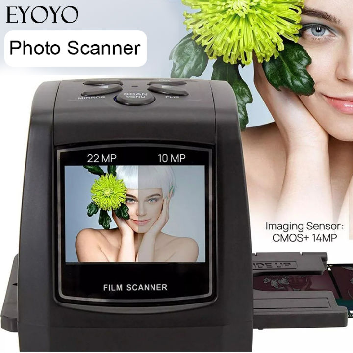 Eyoyo 35mm 2.4" Negative Film Slide Scan Photo Viewer Scanner Digital ...