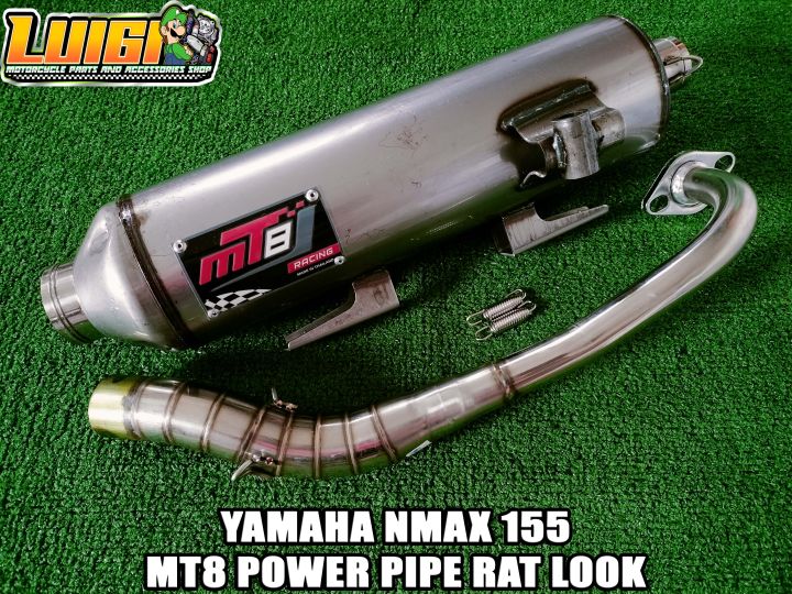 MT8 YAMAHA NMAX 155 V1 POWER PIPE RAT LOOK | Lazada PH