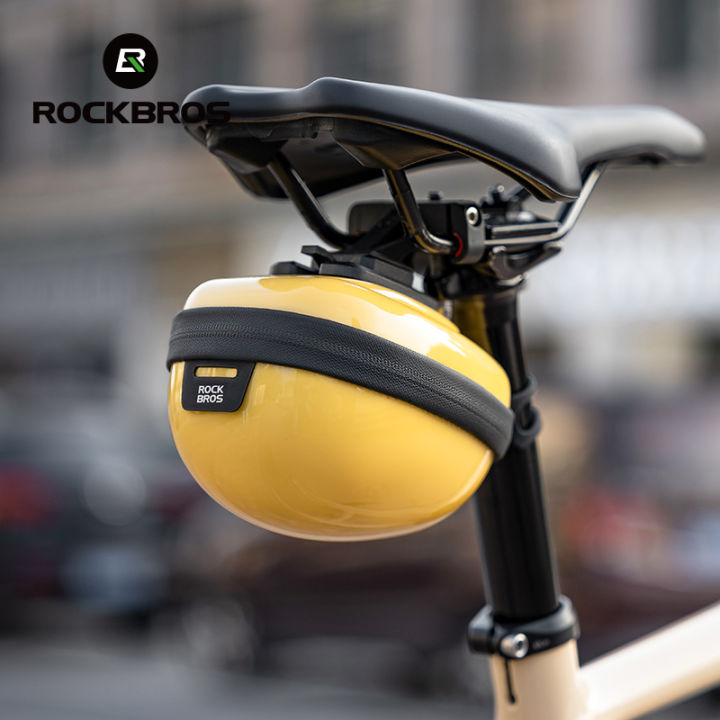 ROCKBROS Bicycle Rear Bag Hard Shell Layered Storage Portable MTB Road ...