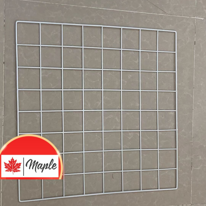 (MAPLE SHOP) Wire Mesh Grid Wall Decor 50cm x 50cm Display for DIY and ...