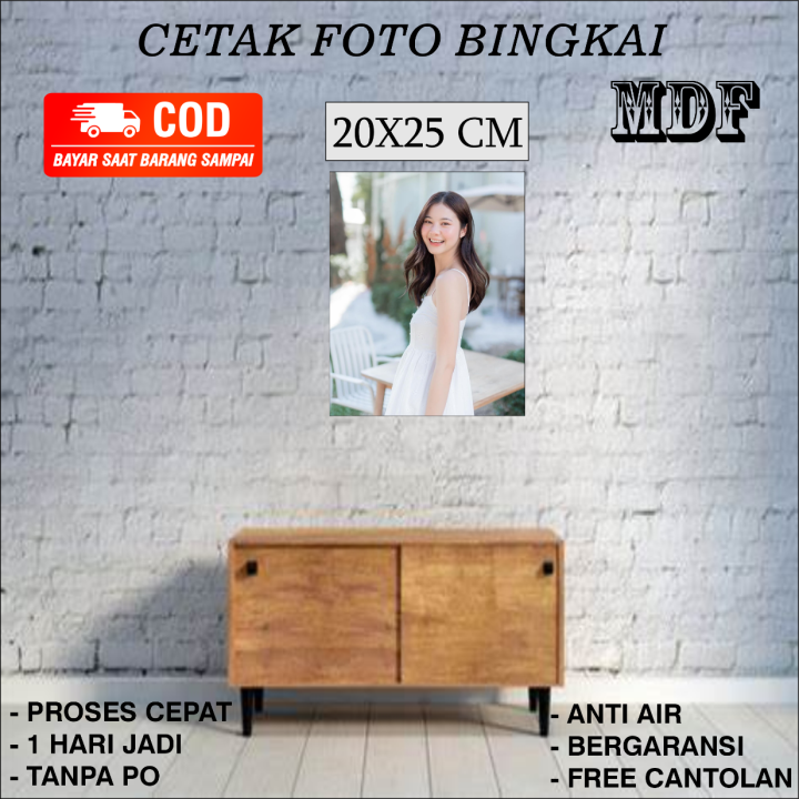 Cetak Foto Uk 10r - Media Papan Mdf 20x25cm | Lazada Indonesia