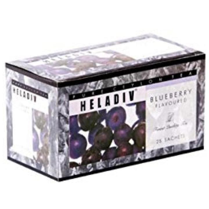 HELADIV Blueberry Black Tea เฮลาดีฟ บูลเบอร์รี่ แบล็ก ชาซีลอน 2g. x 25 ...