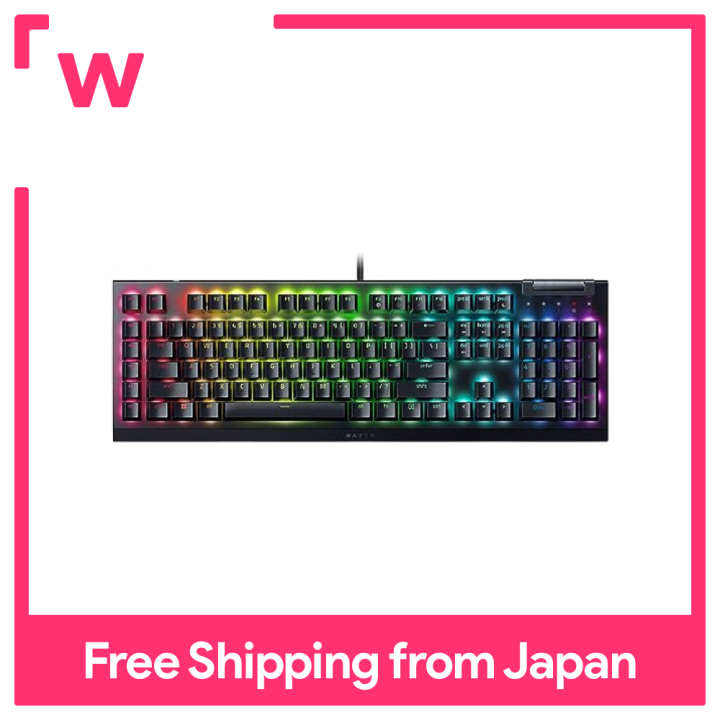 Razer BlackWidow V4 X Yellow Switch Wired gaming keyboard with 6 ...