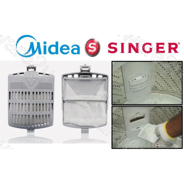 Washing Machine Lint Filter Bag For Midea Singer (LFBMD110-89) | Lazada