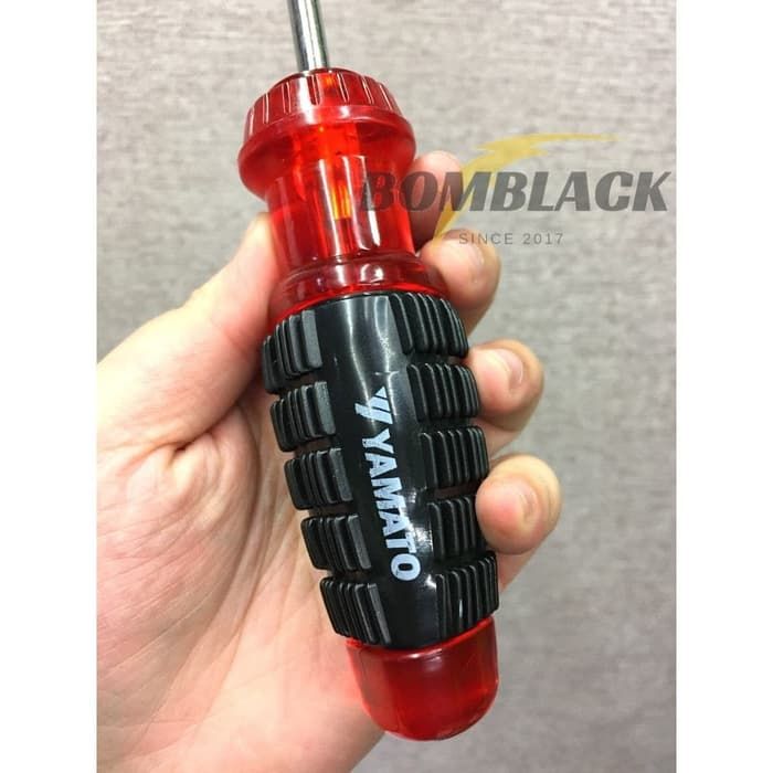 PROMO MURAH !!! -Obeng Plus 12 inch 6mm 30cm Gagang Karet Panjang ...