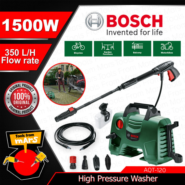 BOSCH Easy Aquatak 120 High Pressure Washer 1500W AQT-120 | Lazada PH