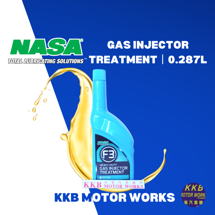 NASA F3 Heavy Duty Gas Injector Treatment (0.287L) Fuel Injector Fuel Additive Injector Cleaner ...