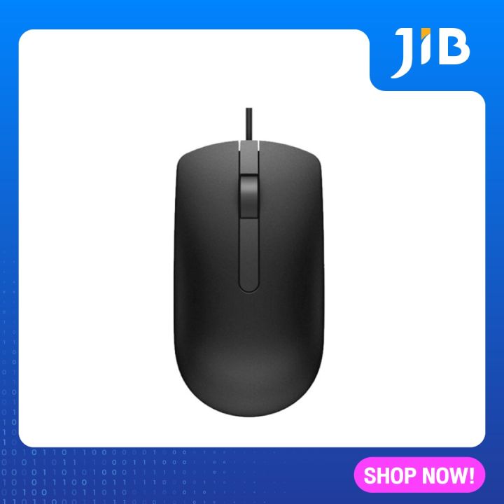 MOUSE (เมาส์) DELL OPTICAL MS116 (BLACK) | Lazada.co.th
